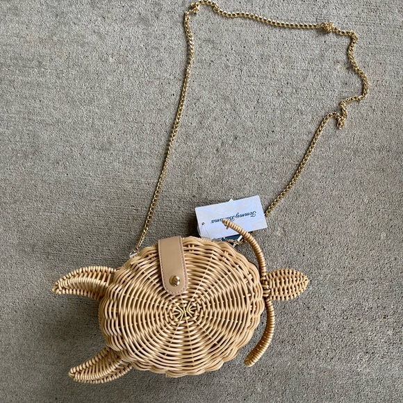 Tommy Bahama | Bags | Tommy Bahama Wicker Rattan Straw Sea Turtle ...